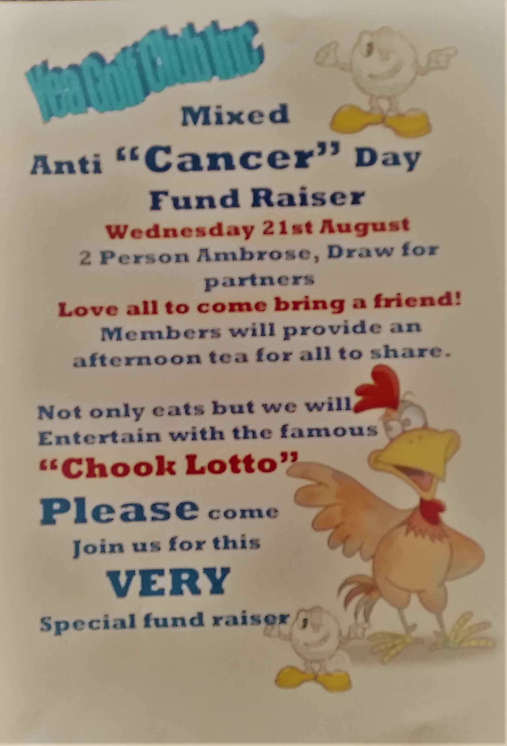 chooklotto 2019 – Yea Golf Club